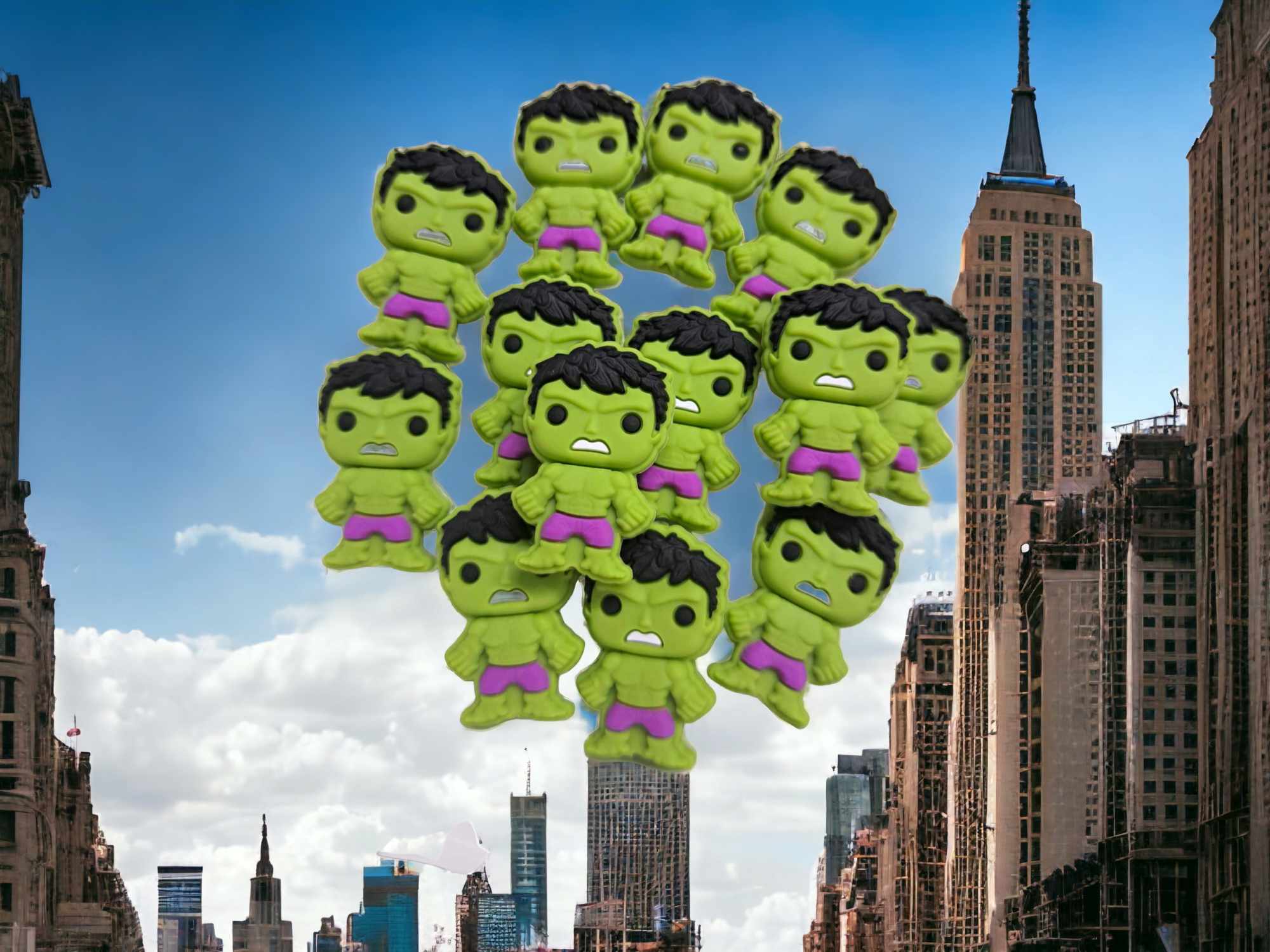 Hulk Green Full Body: Movie Inspired Silicone Focal Bead - 0293 ...